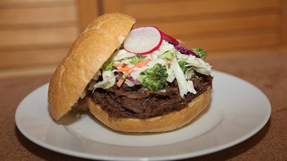 Slow Cooker Barbeque Pulled Goose Sandwich — Final Approach
