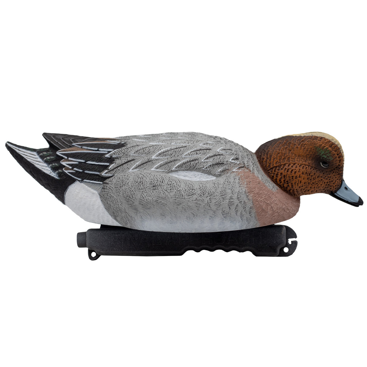 Flocked Floating Black Duck Feeder 6 PAck - Floating Black Duck Decoys ...